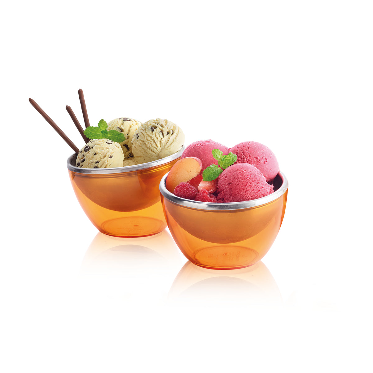 Frosty Cups - Freezing & Cooling Serving Bowl for Ice cream, Tapas, Di ...